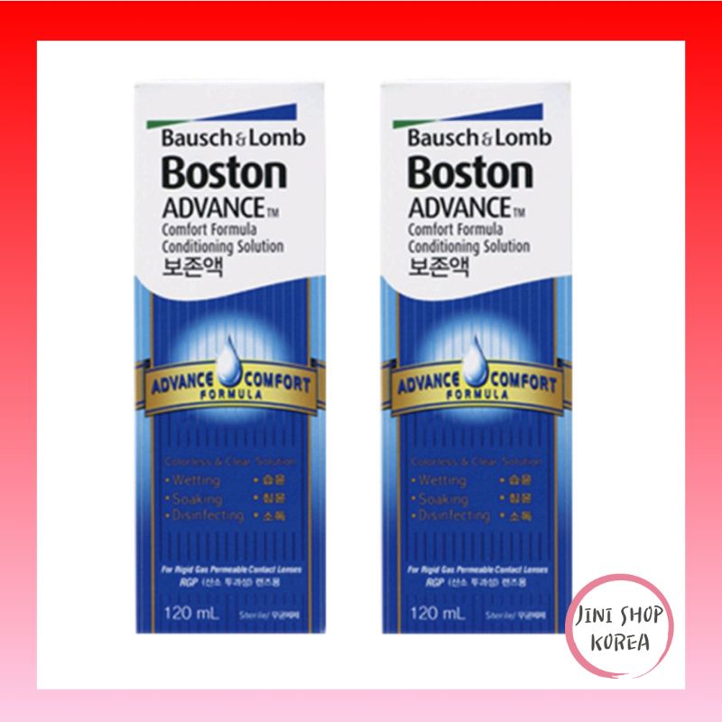 Bausch & Lomb Boston ADVANCE Conditioning Solution 120ml*2/Hard lens ...