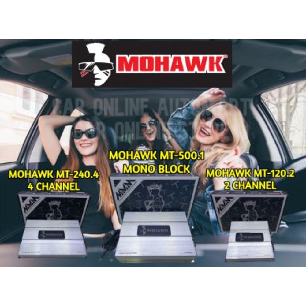 MOHAWK POWER AMPLIFIER (MT-120.2 MT SERIES ~ 2 CHANNEL/ MT-240.4 MT ...