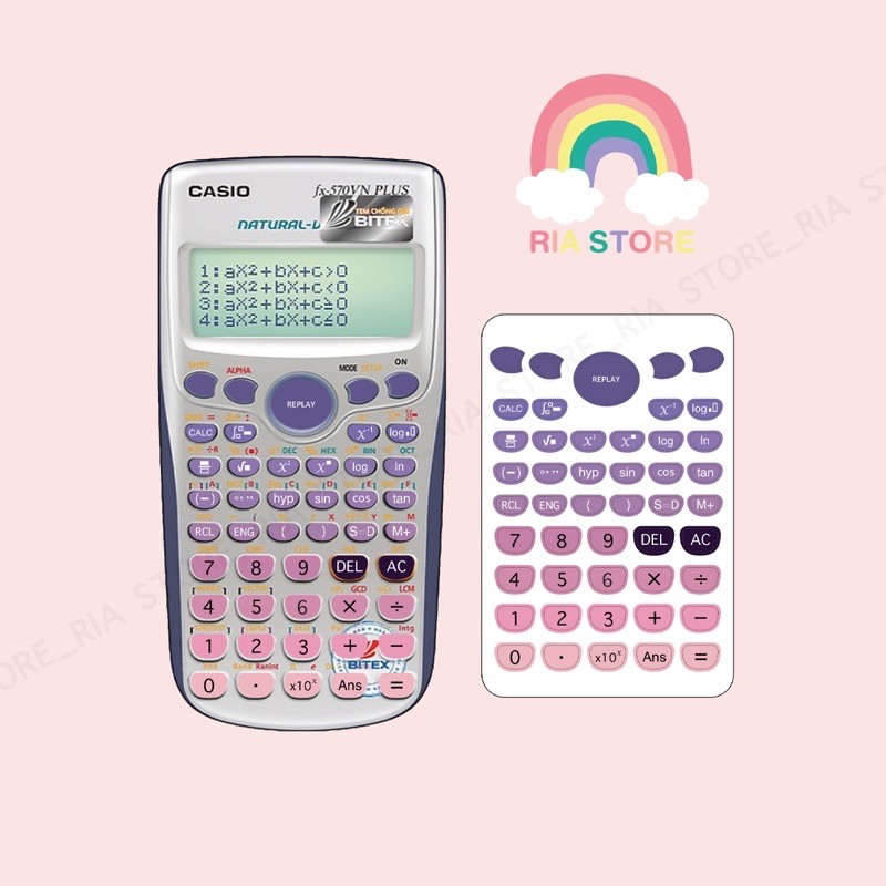 Casio 570 computer key button sticker | Shopee Malaysia