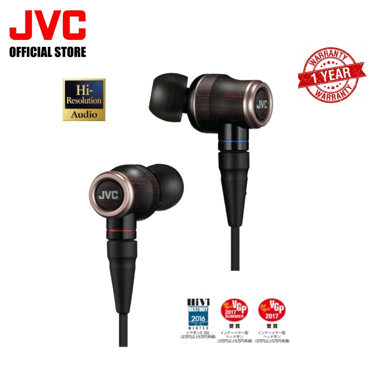 JVC Wood Dome Audiophile Headphone HA-FW02 | Shopee Malaysia
