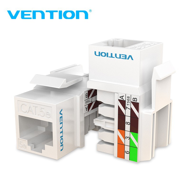 Vention CAT6 CAT6A RJ45 Keystone Jack Module LAN Cable Ethernet Network ...