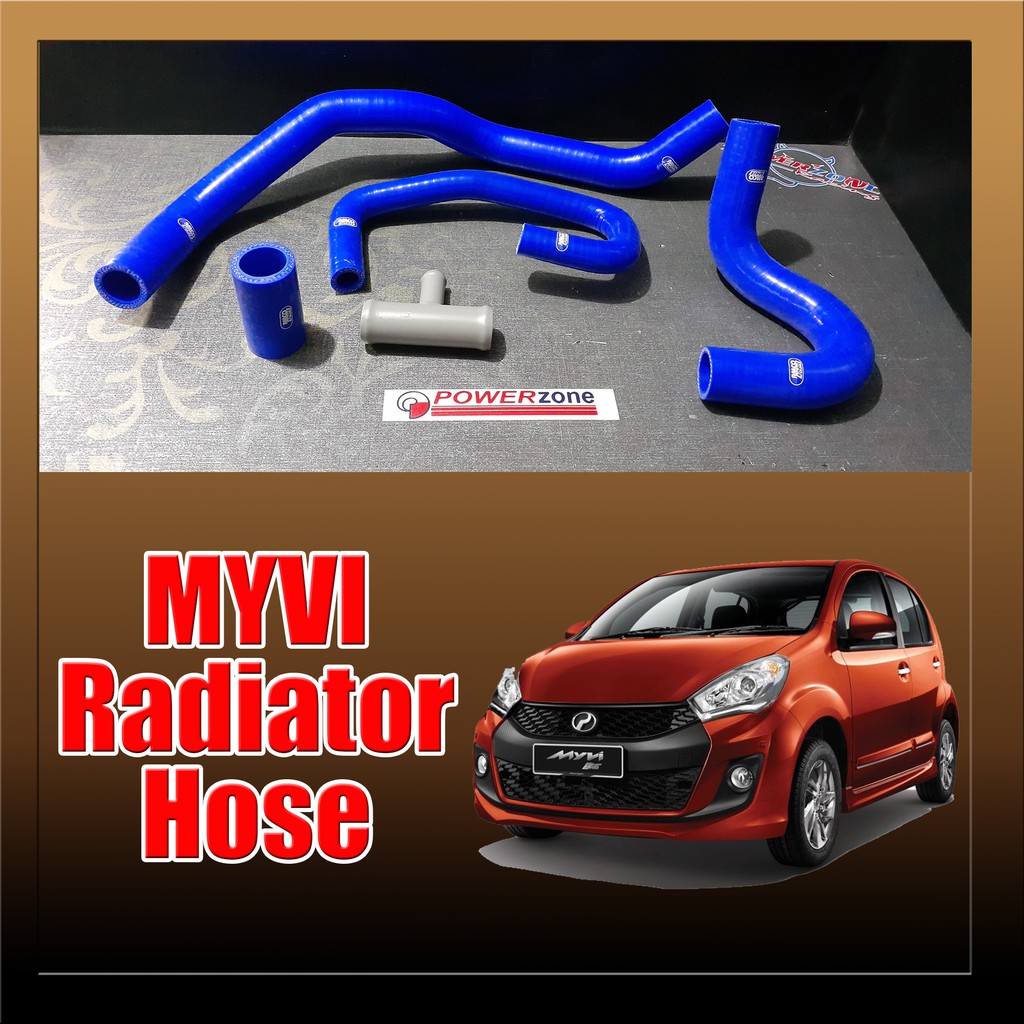 Radiator Hose PERODUA MYVI 1.5L 5 LAYER Silicone (5 PIECES) | Shopee ...