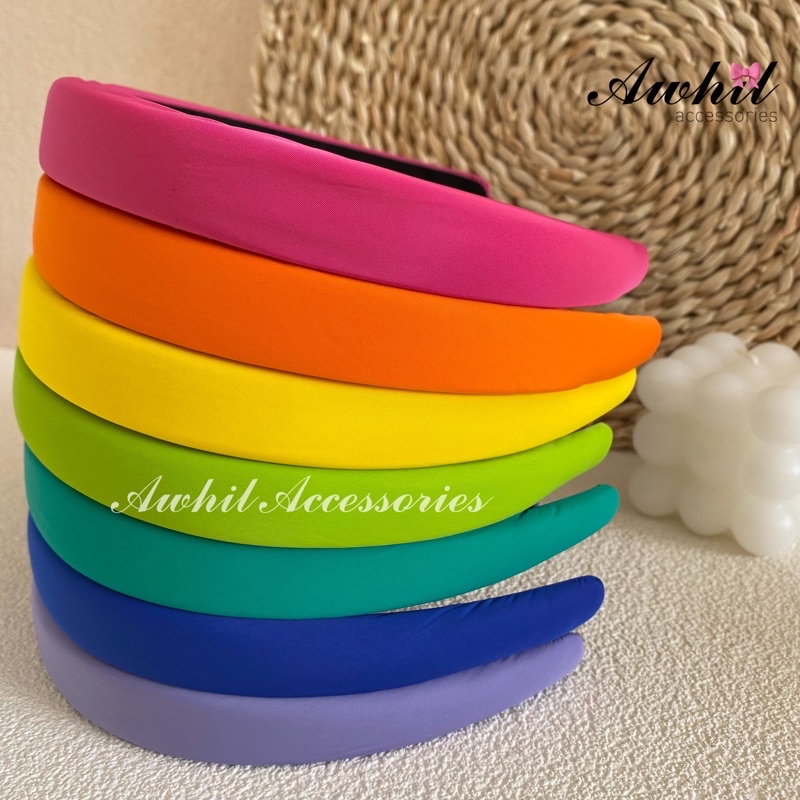 🎀 READY STOCK🎀 Korean Style Girls Rainbow Neon Color Hair Band/Kids ...