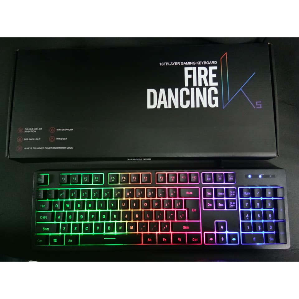 Fire Dancing K5 membrane keyboard | Shopee Malaysia