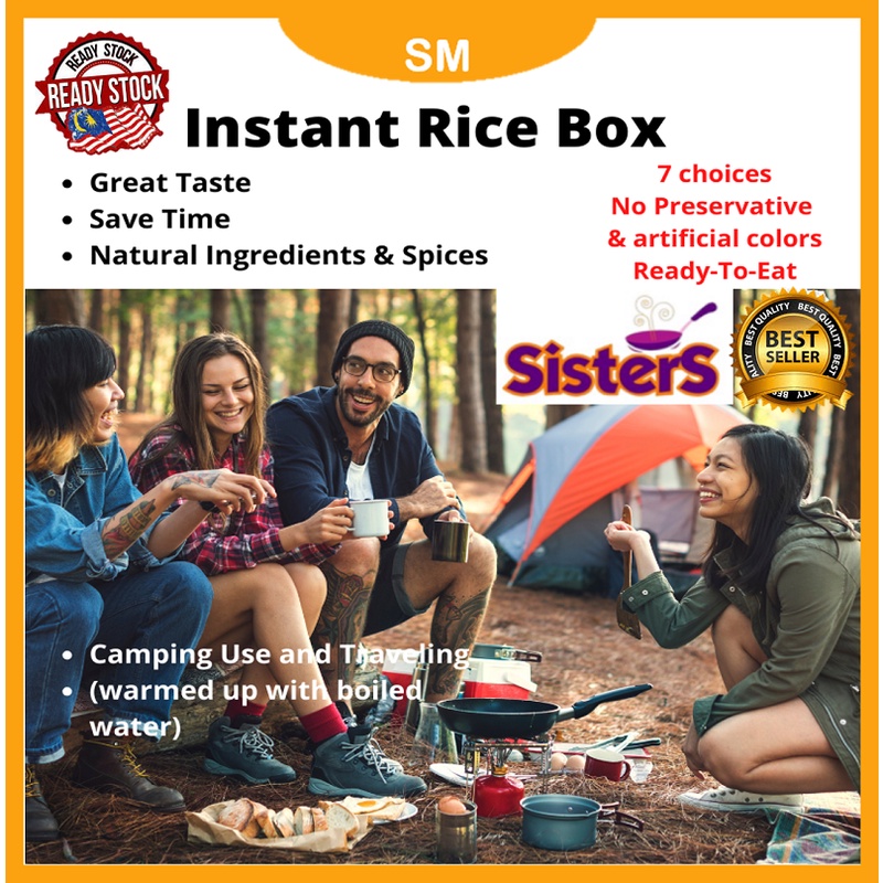 🔥 Sisters Instant Rice Box Meal Ready to Eat Food Halal Food Microwave ...