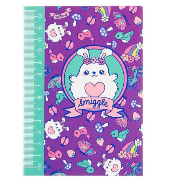 Smiggle squad line A6 note book purple rm7 NEW | Shopee Malaysia