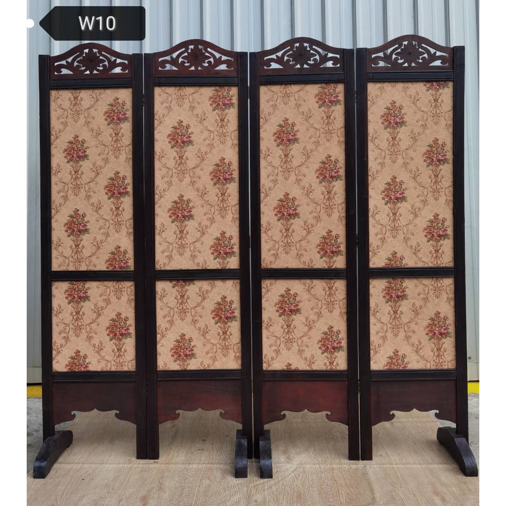 Partition Kayu / Pembahagi Ruang Kayu Original / Space divider | Shopee ...