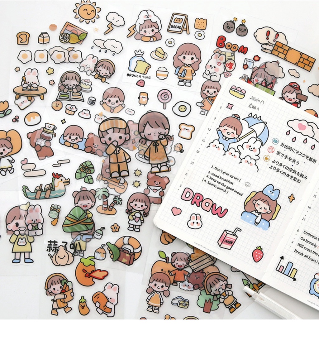 Stickers 100pcs cute sticker for all purpose ideal for teenage girls as ...