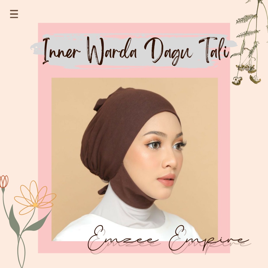 High Quality Inner Warda Dagu Bertali / Anak Tudung Dagu Bertali Anti ...