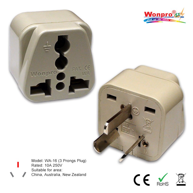 WONPRO, Universal Travel Adapter WA-16 | Shopee Malaysia