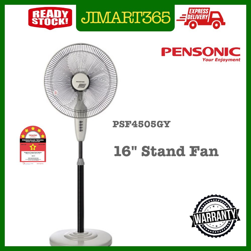 [Pensonic/Khind] 16” Stand Fan PSF-4505GY KIPAS BERDIRI Pensonic PSF ...
