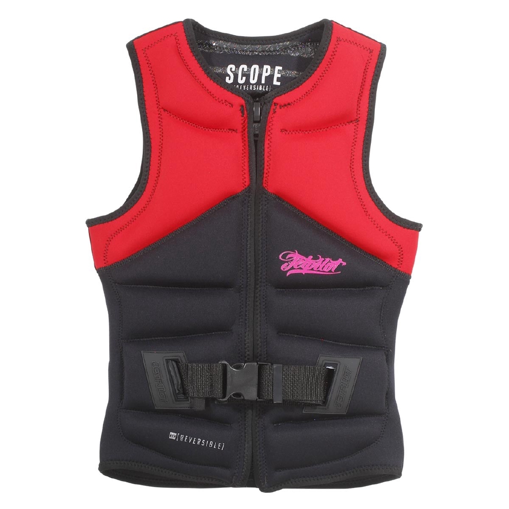 Jetpilot Scope Reversible Ladies PFD AS4758 Life Jacket Vest BlackRed ...