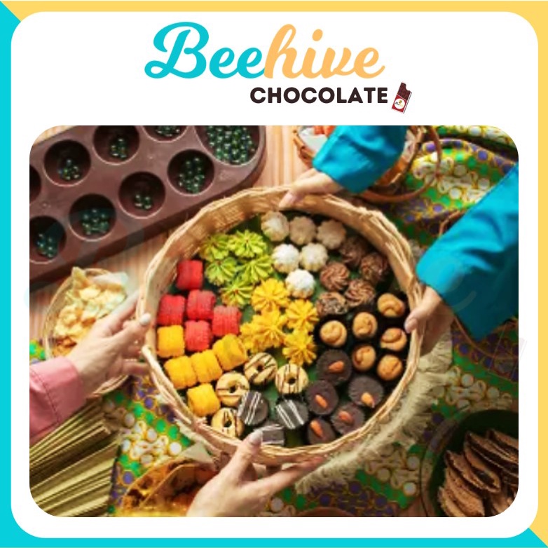 Sinar Assorted Biskut Raya London Almond Cookies, Pineapple Roll Tart ...