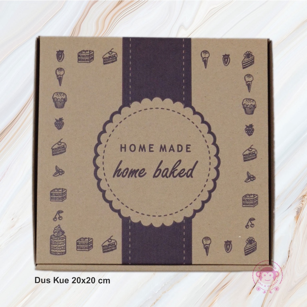 Cardboard Box Layer Sponge Cake Box 20 x 20cm | Shopee Malaysia