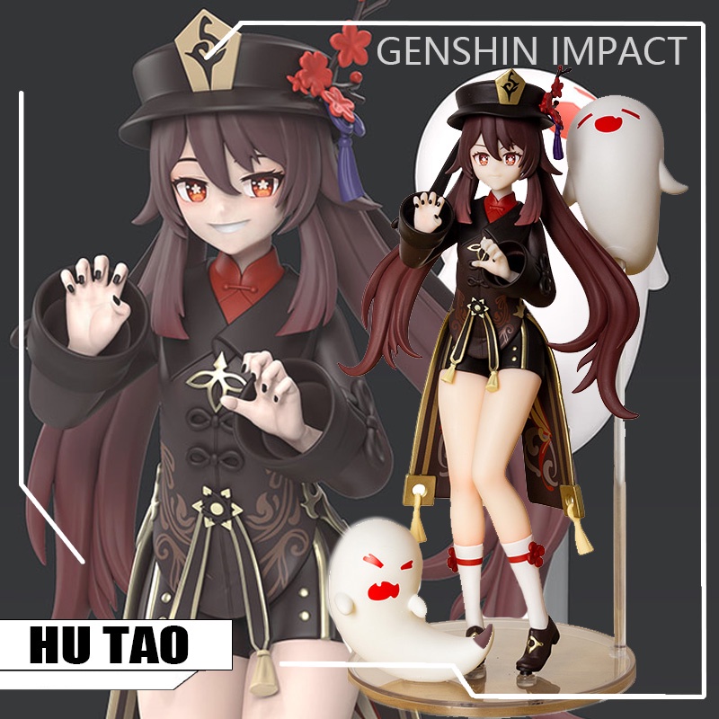 20CM 2022 New Game Anime Genshin Impact Hu Tao Kawaii figure PVC Model ...