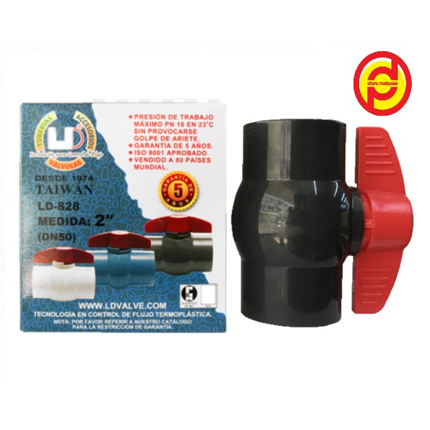 "LD" HIGH QUALITY PVC BALL VALVE-3" (Treated / Non-Treated) | Shopee ...