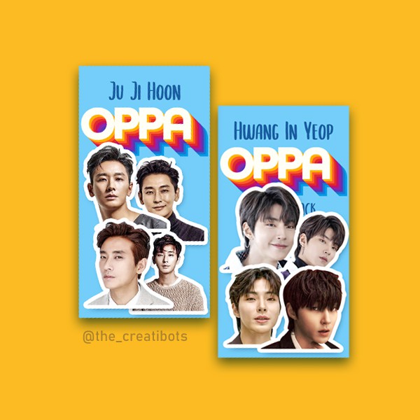 Oppa Sticker Pack Stickers | Shopee Malaysia