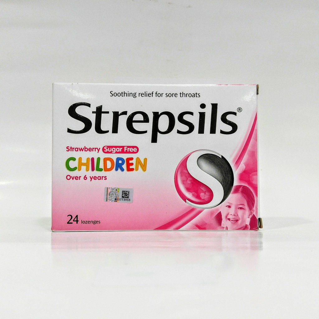 Strepsils Children Strawberry 24's -Exp01/22- | Shopee Malaysia
