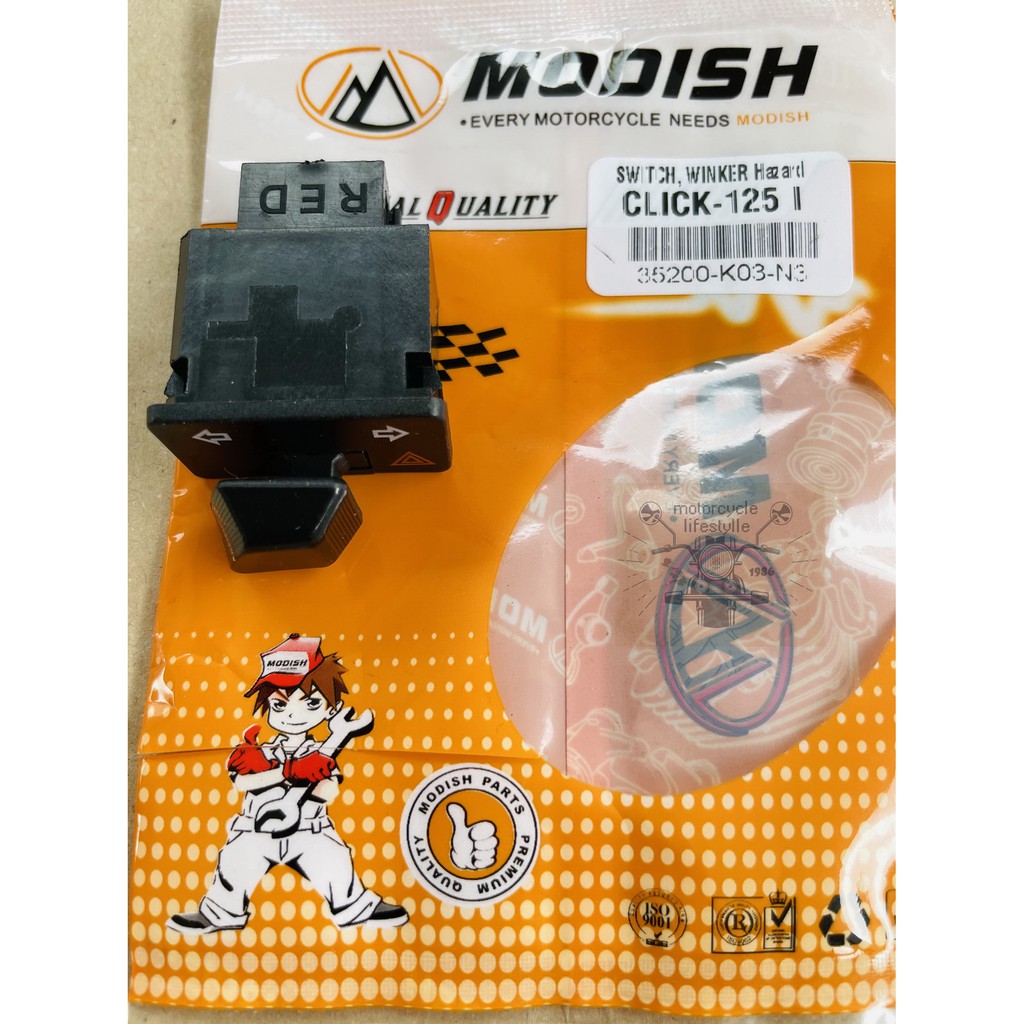 Winker Switch With Hazard(Click125 i/Beat Fi) | Shopee Malaysia