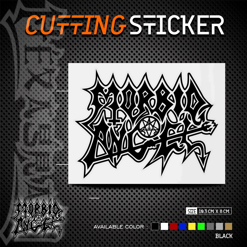 Cutting Sticker Band MORBID ANGEL Logo | Morbid ANGEL Logo Cutting Band ...