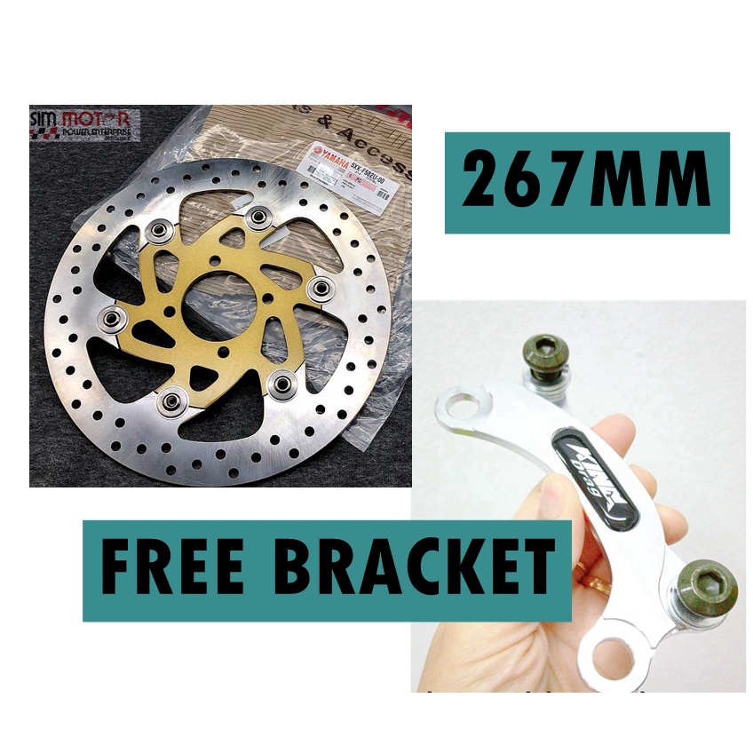 Lc135 Dynopro Brake disc Plate 267mm 8 Pin 4 Hole Floading Disc Brek 4 ...