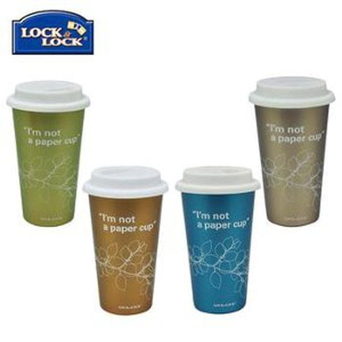 I AM NOT A PAPER CUP STAINLESS STEEL with silicone cover hot/cold ...