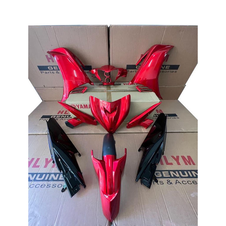 LC135 NEW V3 ( RM7 55D2) COVER SET 100% ORIGINAL YAMAHA 55D-F0000-02-P1 ...