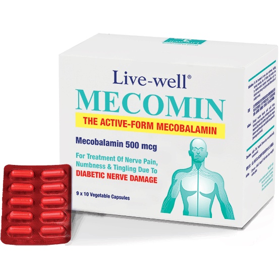 Live Well Mecomin 500mcg 10's (Exp: June 2026) Methycobal Mecobal ...