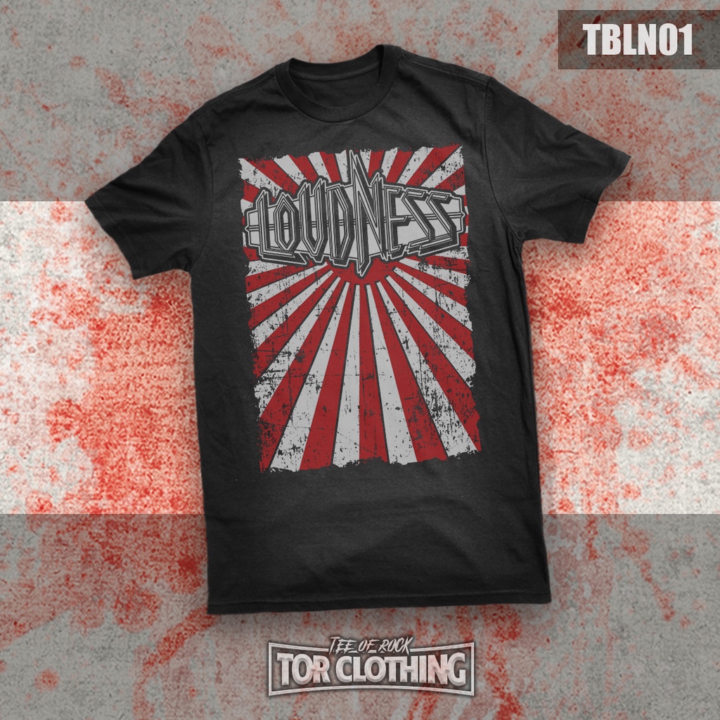 T-shirt Loudness - Sun Rise - Band Rock - Streetwear - Ready Stock ...