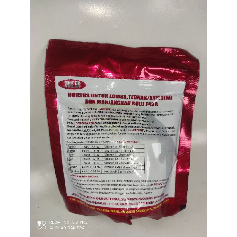 Superfit red supervit voer magpie bird high protein bird food ...