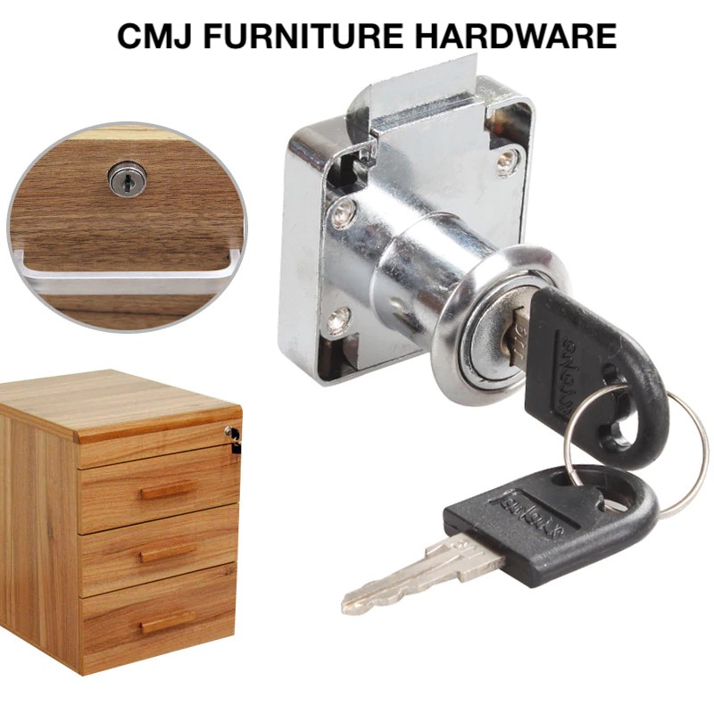 Square Drawer Lock / Kunci Laci Meja / 櫃臺抽屜鎖 | Shopee Malaysia