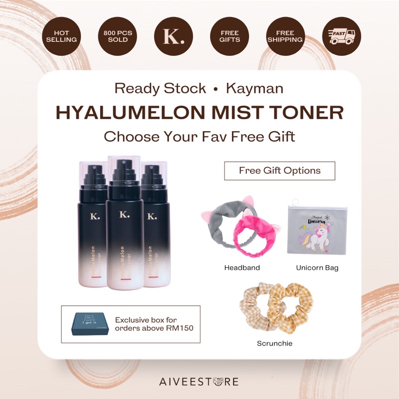 [READY STOCK] NEW KAYMAN HYALUMELON TONER/SOAP/SERUM/ESSENCE (OILY ...