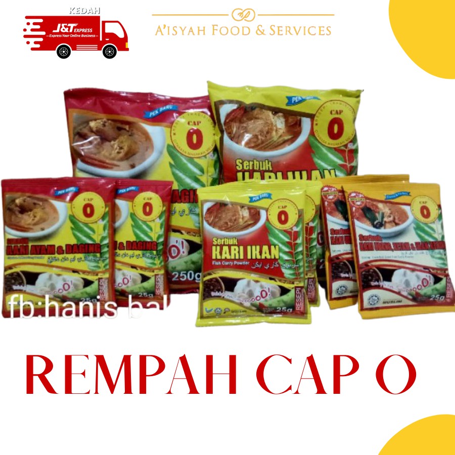💥REMPAH CAP O PRODUK KEDAH💥 | Shopee Malaysia
