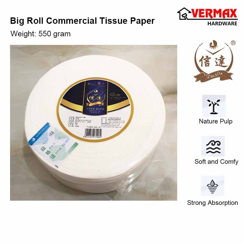 [Xinda] 3 Ply Jumbo Big Roll Toilet Paper / Commercial / Hotel ...