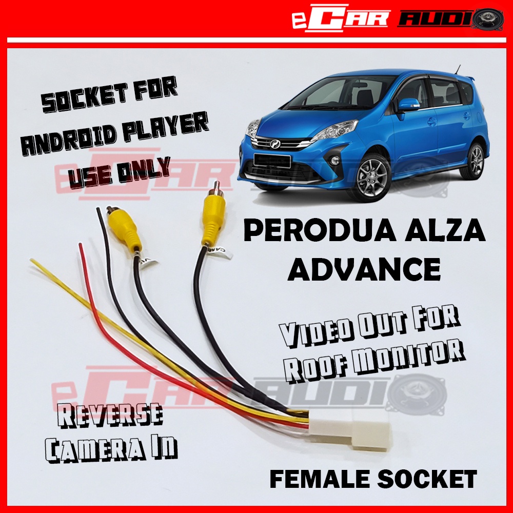 Perodua Alza Advance 2019 2020 2021 Android Player Ori Reverse Camera ...
