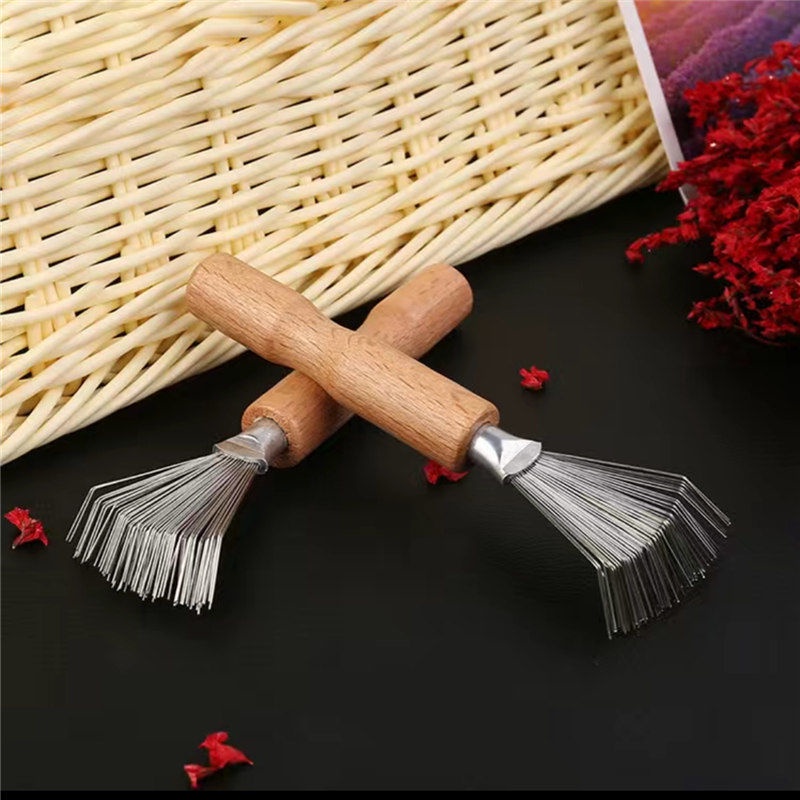 Stainless steel air cushion comb comb cleaning brush不锈钢 气垫梳 梳子 清洁刷 梳子清洁 ...