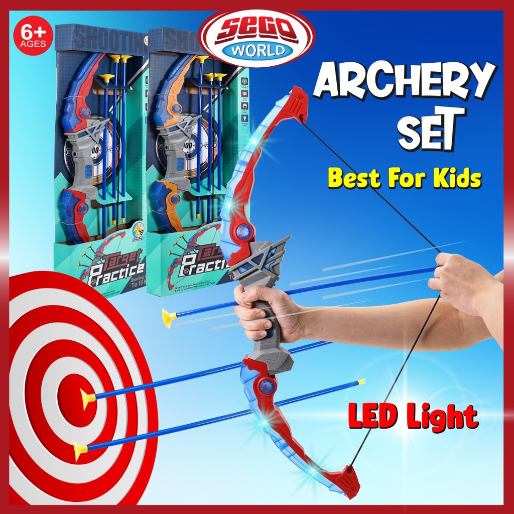 Archery for Kids LED Outdoor Play Toy Sport Game Memanah Murah Budak ...
