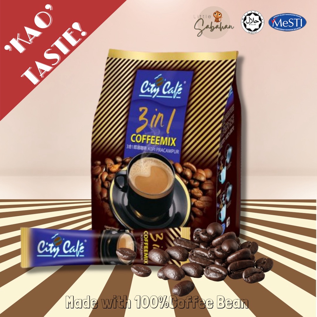 [SARAWAK FAMOUS COFFEE] Citycafe 3 in 1 Instant Coffee || City Cafe 2 ...