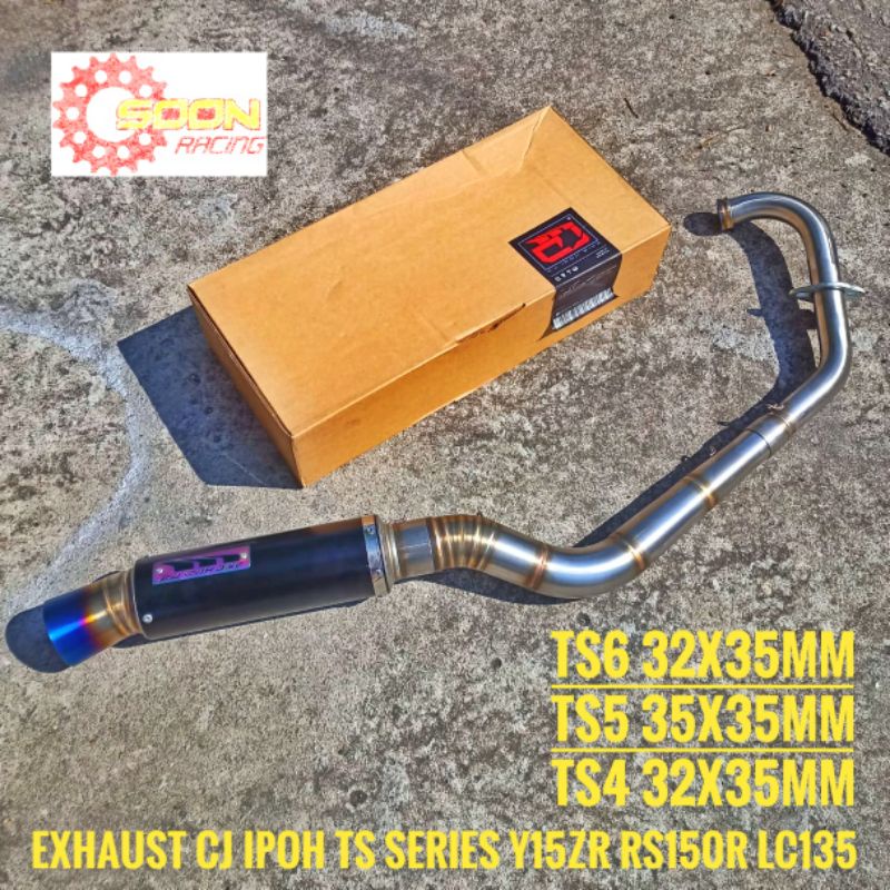 CJ IPOH Y15 LC135 RS150R EXHAUST OPEN TS SERIES YAMAHA Y15 Y15ZR LC135 ...