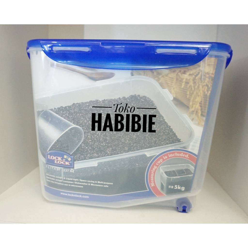 Lock n Lock Lock Lock&Lock Rice Case 7 Liter 5kg Rice Container Box ...