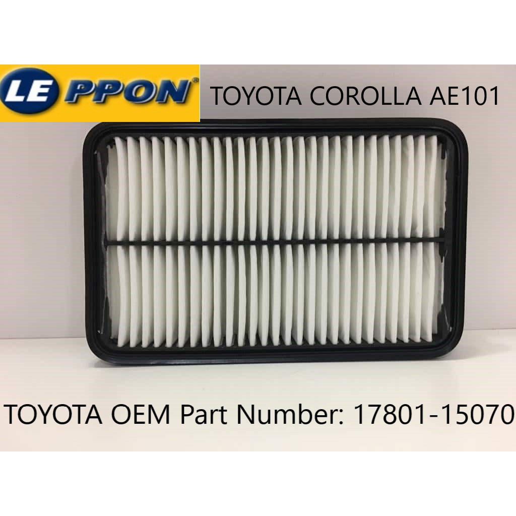 LEPPON TOYOTA 17801-15070 COROLLA AE101 Air Filter | Shopee Malaysia