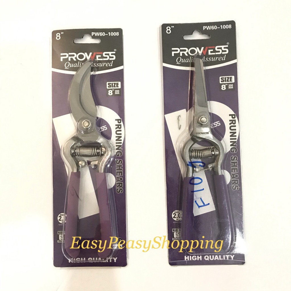 Prowess Pruning Shear /Gunting Bunga /Cutter (READY STOCK) | Shopee ...