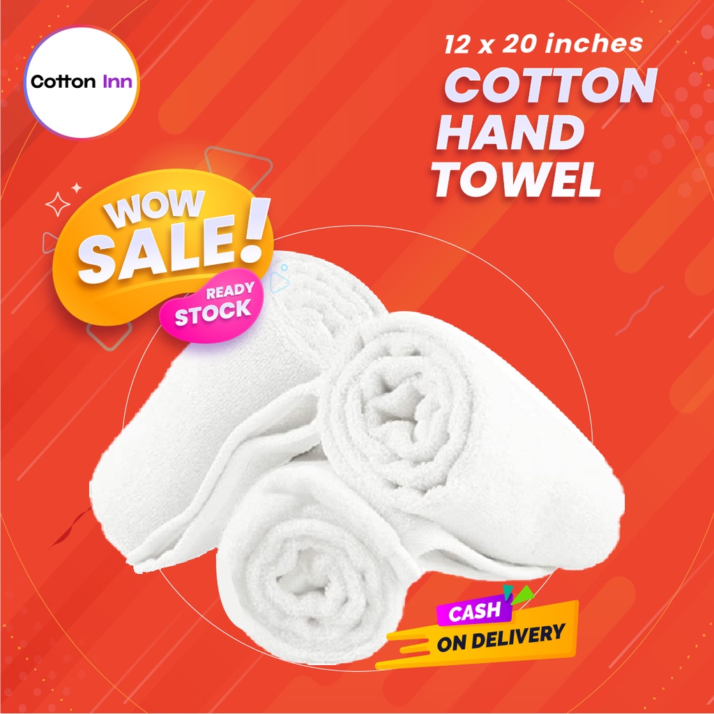 Freshfromloom Cotton Hand Towel Set (Pack of 20 towel set) - 100 GSM ...