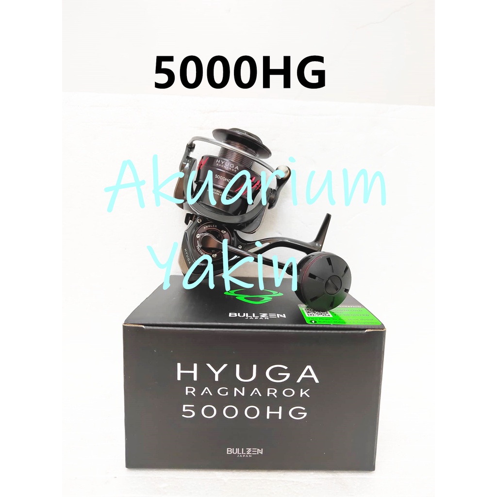 4077 BULLZEN HYUGA RAGNAROK SW HIGH SPEED SPINNING REEL 800 1000 2000 ...