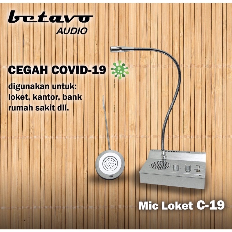Mic Locker Prevent Virus Covid 19 / C19 Original Microphone | Shopee ...