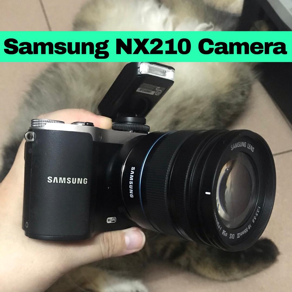 (USED 90% Secondhand)Samsung Smart Camera NX210 Mirrorless Wireless Smartphone Control FREE ...