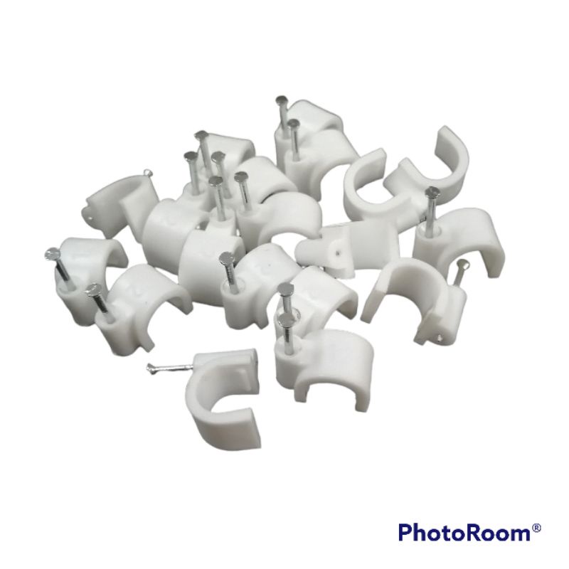 PVC Cable Clip/Klip Kabel (30pcs) | Shopee Malaysia