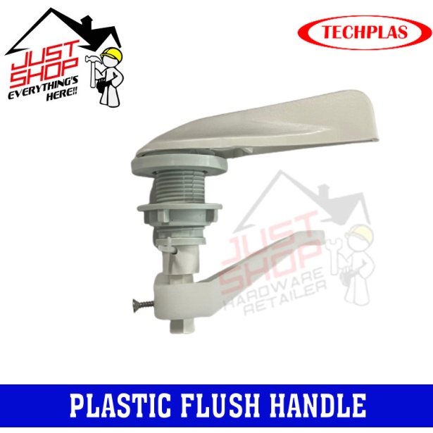 TECHPLAS Low Level Cistern Plastic / Metal Flush Handle / Toilet ...