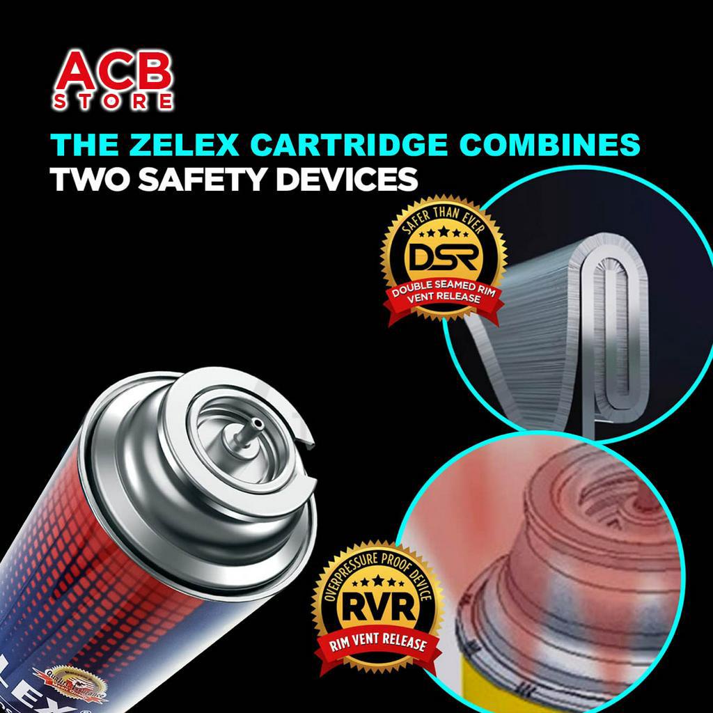 [READY STOCK] Butane Gas Cartridge with non explosive safety system 4 x ...