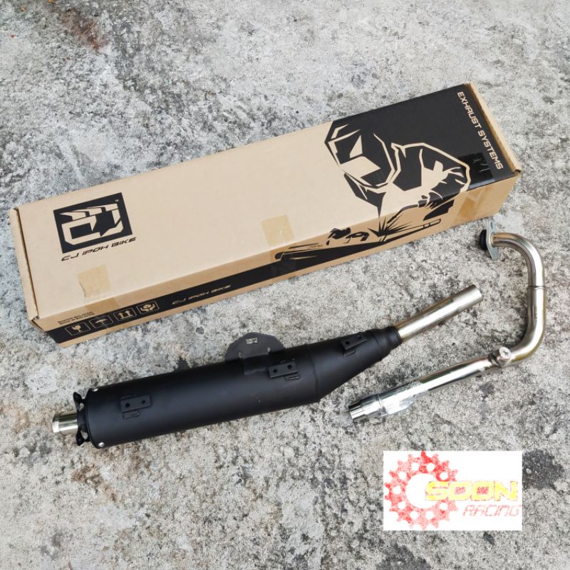 Y15 EXHAUST CJ IPOH VMB 28MM VFM 32MM STAINLESS STEEL O2 SENSOR YAMAHA ...